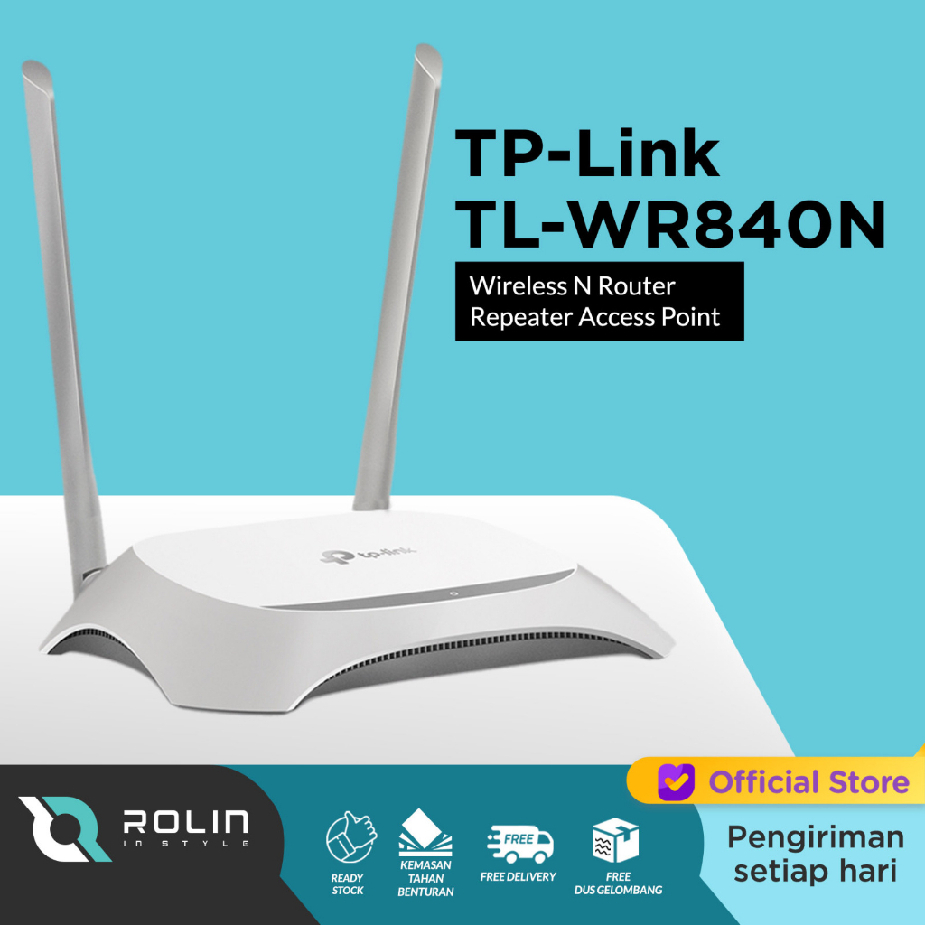 Jual TPLINK TL-WR840N 300Mbps Wireless N Router Best seller 300Mbps ...
