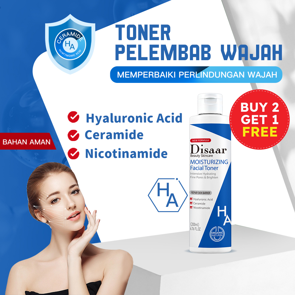 Jual Disaar Daily Moisturizing Toner Hyaluronic Acid & Ceramide ...