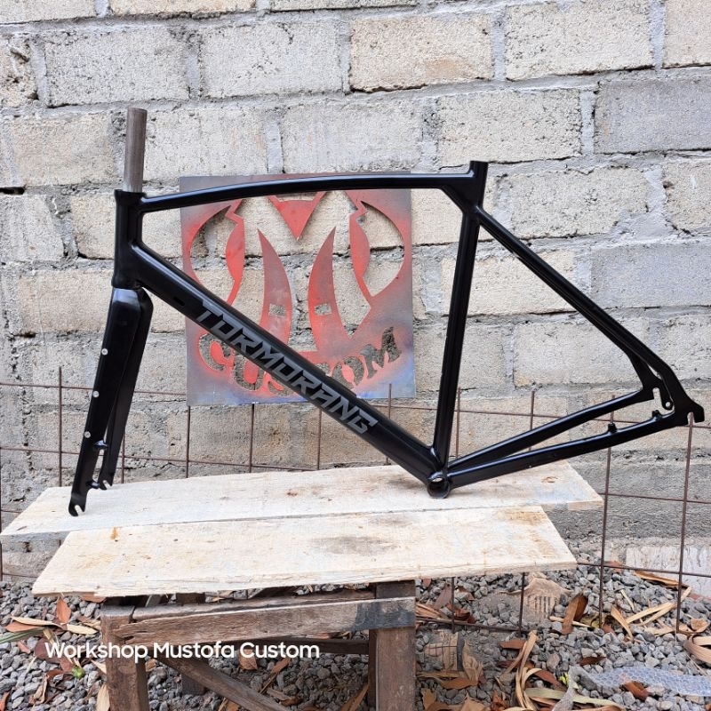 Jual Frameset ( Geometry Strattos S8 Disc brakes ) Custom bahan besi ...