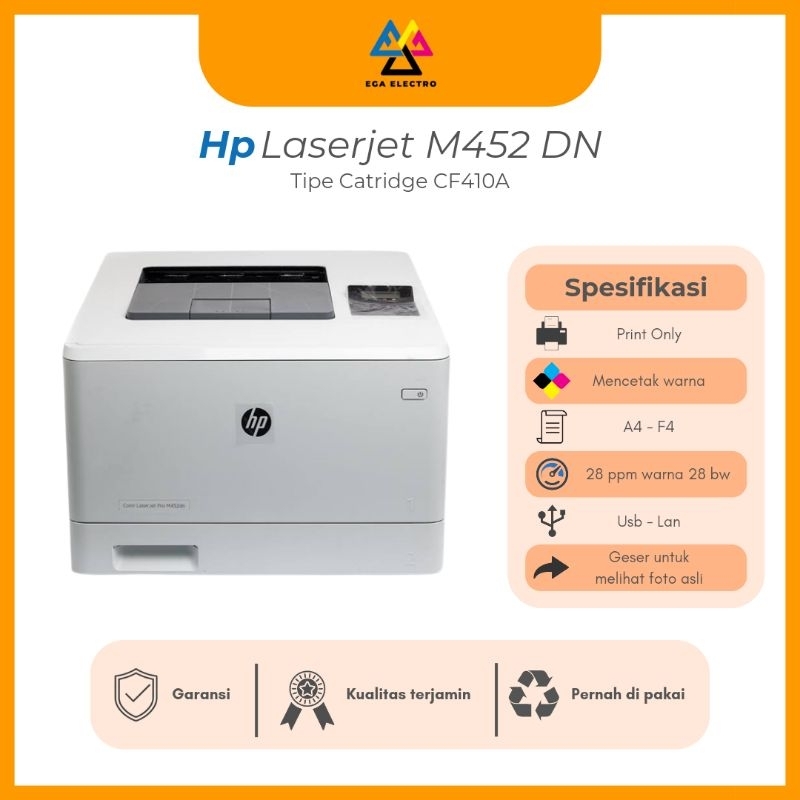 Jual Printer Hp LaserJet Pro M452DN auto duplex | Shopee Indonesia