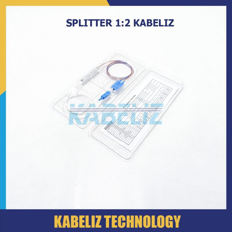 Jual PLC Splitter pasif ftth catv fiber optic 1x2 1*2 1/2 bukan ratio ...