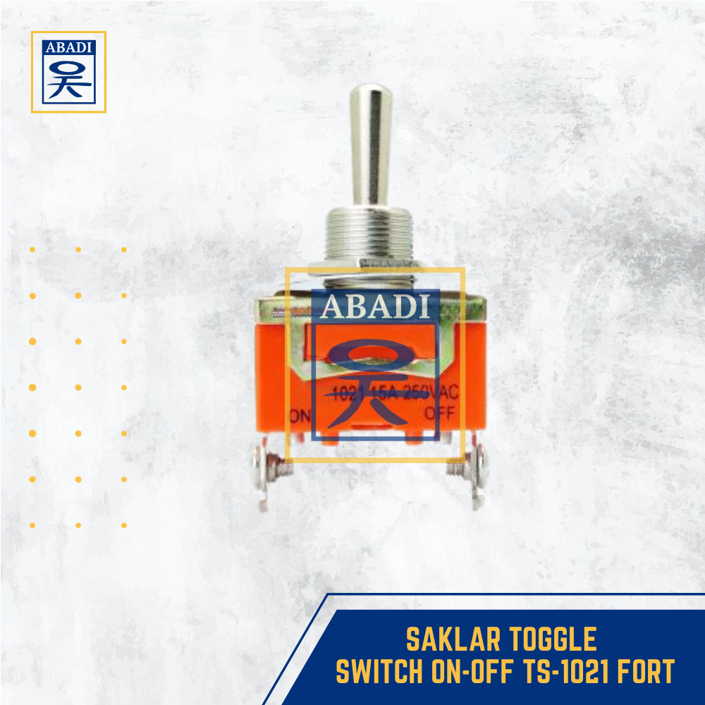 Jual SAKLAR TOGGLE SWITCH ON-OFF TS-1021 FORT | Shopee Indonesia