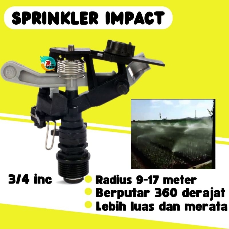 Jual Sprinkler Pertanian Taman Spingkler impac 3/4 inc Sprinkler putar ...
