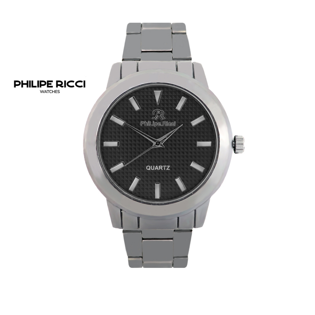 Jual PhiLipe Ricci Jam Tangan Pria Analog Strap Rantai Besi Stainless ...