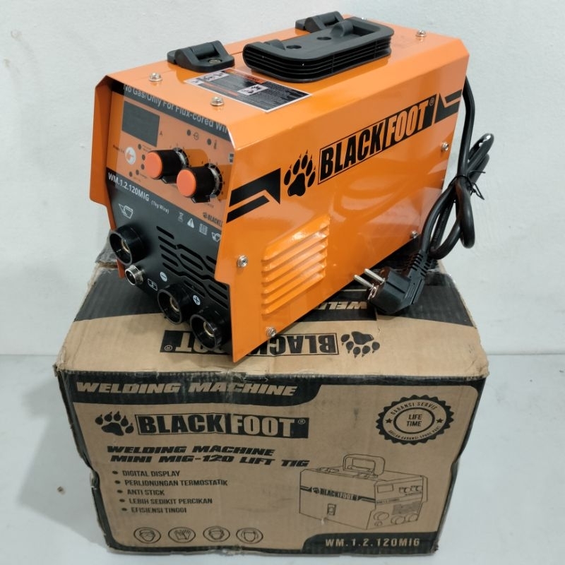 Jual TRAVO LAS INVERTER "BLACKFOOT" MIG-120 MINI || ALAT LAS TYPE MIG ...