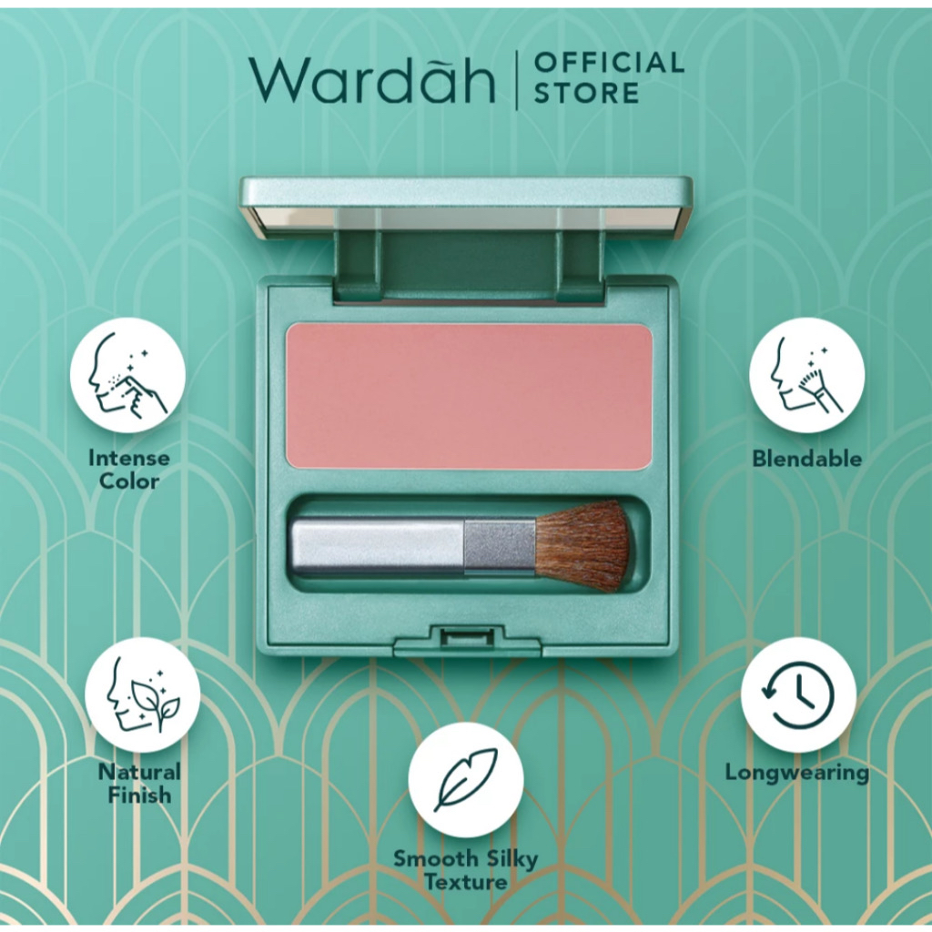 Jual Wardah Exclusive Blush On - Warna Tahan Lama dan Intens | Shopee ...