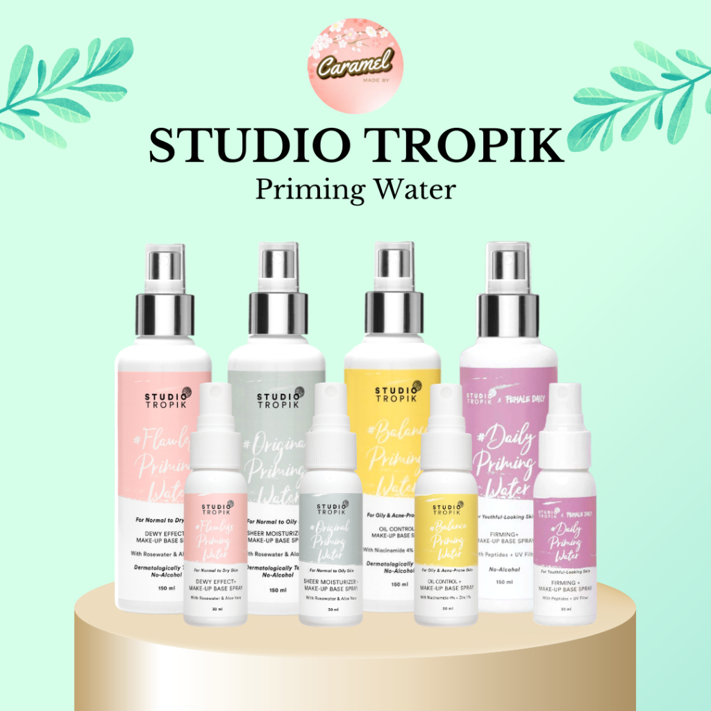 Jual STUDIO TROPIK Priming Water Flawless Balance Original Daily Full Big Size 150mL & BB Small ...