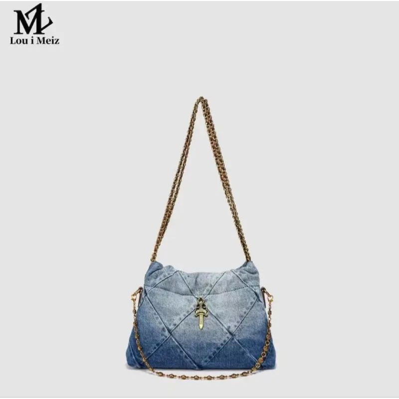 Jual Tas Jeans Serut MZ Premium Tas shoulder | Shopee Indonesia