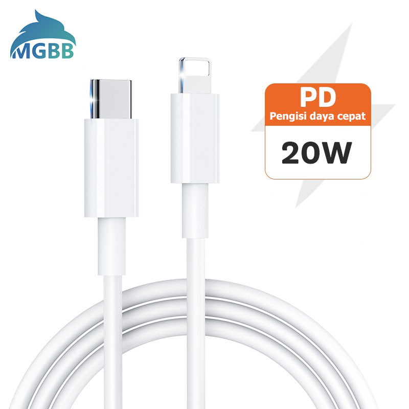 Jual Kabel Data charger IP C to L 20W Quick Charger Kompatibel untuk 13 ...