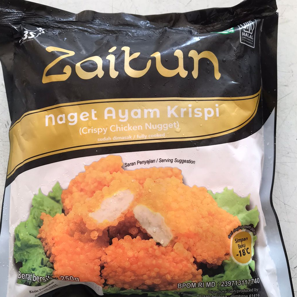 Jual Zaitun Naget ayam Crispy 250gr | Shopee Indonesia