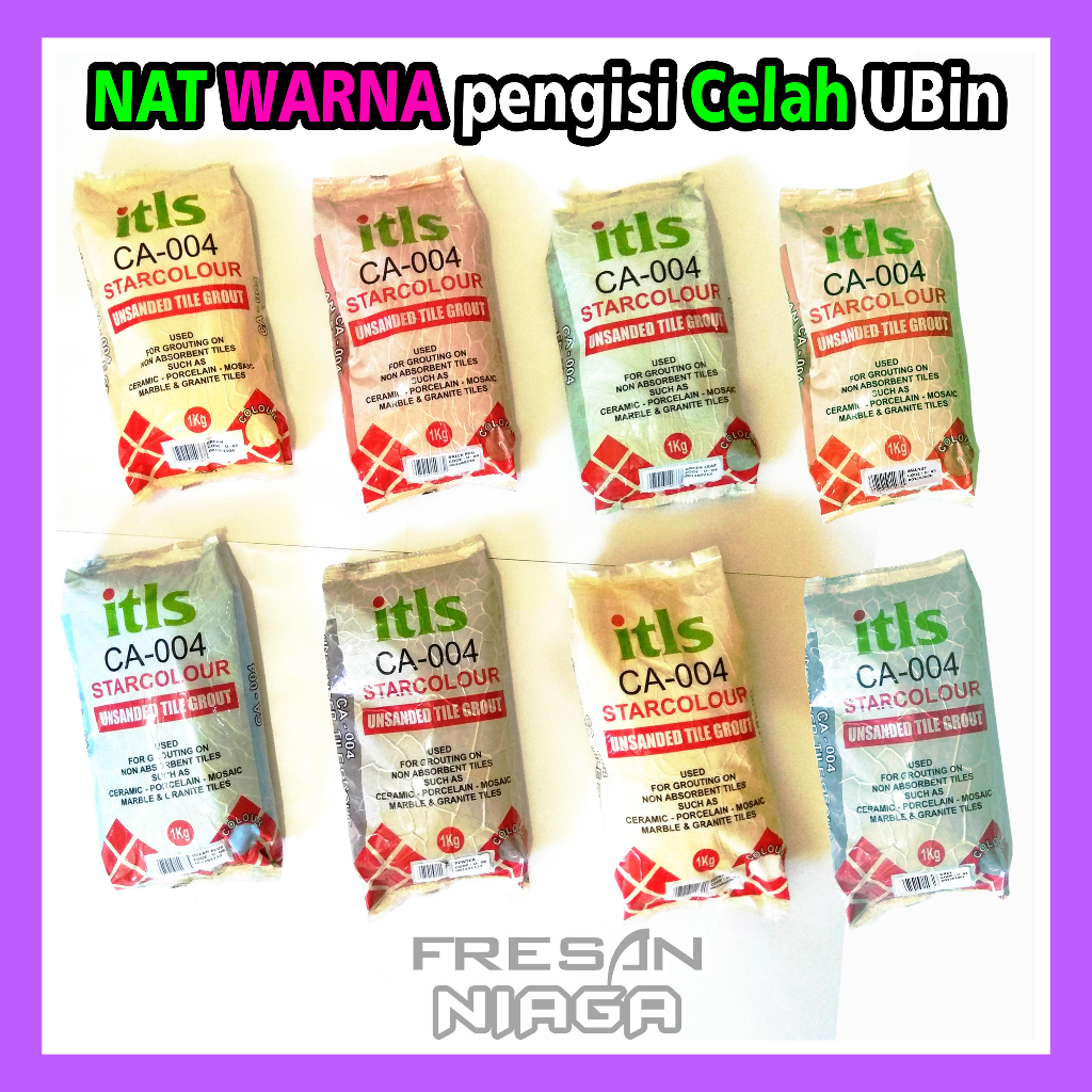 Jual Semen Nat Warna Keramik Pengisi Celah Nat Ubin Banyak Warna ...