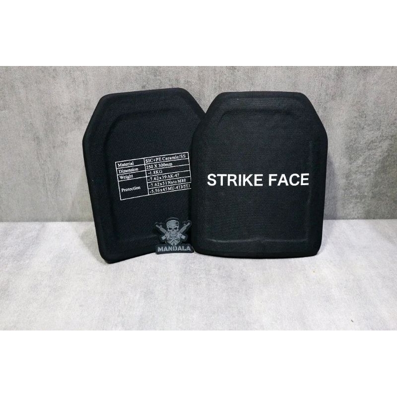 Jual Plate Strike face / Plat kevlar level IV | Shopee Indonesia