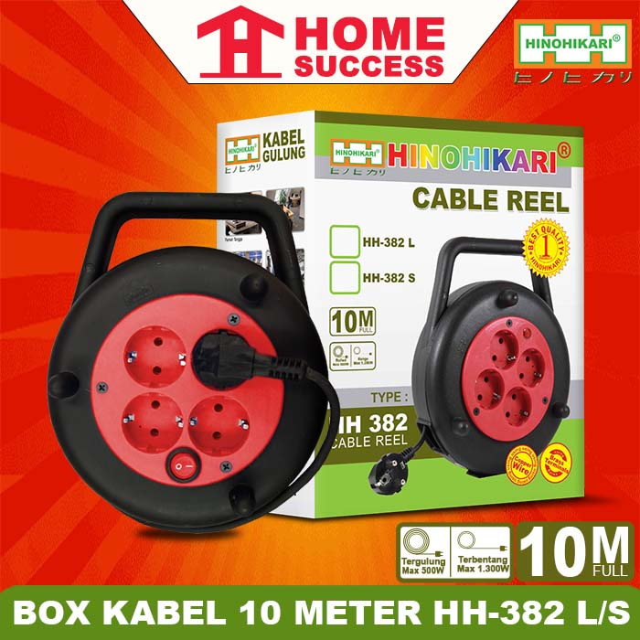 Jual KABEL ROLL HINOHIKARI 10 METER HH-382 LAMPU/SWITCH , BOX KABEL 10 METER FULL SNI TEMBAGA ...