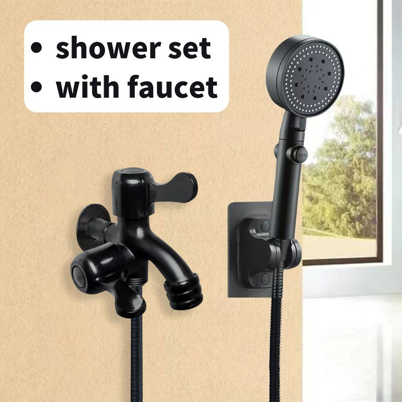 Jual ️Ready Stock!!! ️ Kepala Shower Mandi Hitam Shower Head Set ...