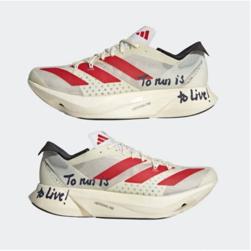 Jual ADIDAS ADIZERO ADIOS PRO 3 "TO RUN IS TO LIVE" ORIGINAL - SEPATU ...