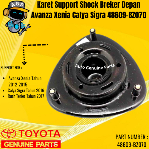 Jual Karet Support Shock Breker Depan Avanza Xenia Calya Sigra 48609 ...