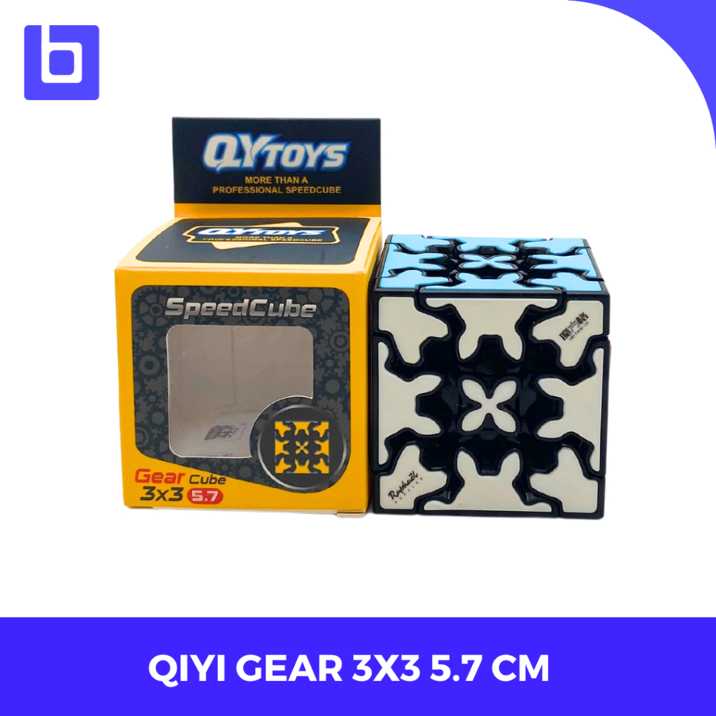 Jual RUBIK 3X3 - Qiyi Gear Cube 3x3 5.7 cm | Shopee Indonesia