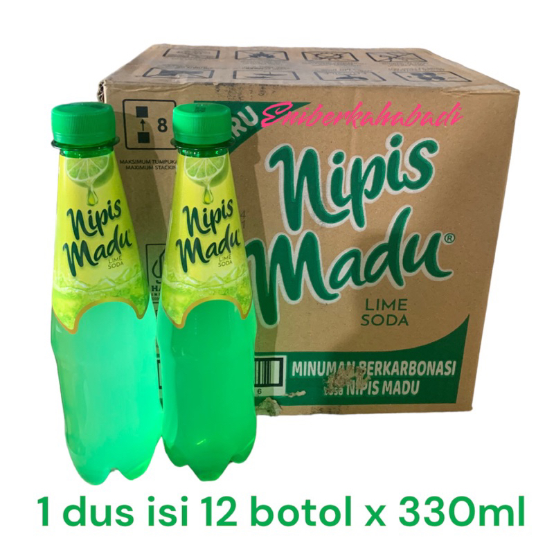 Jual Nipis Madu 1 Dus isi 12 botol x 330 ml (Lime Soda) | Shopee Indonesia