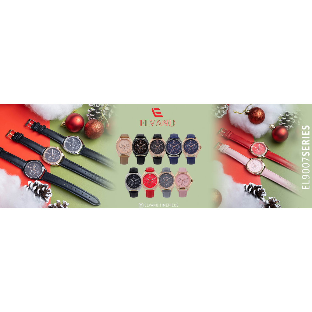 Jual ELVANO Women's Watches EL9007 Series | Shopee Indonesia