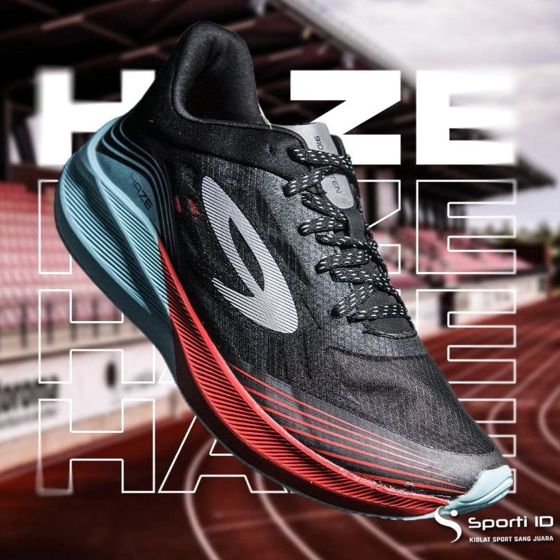 Jual Sepatu Running 910 Nineten Haze Vision 1.0 - Hitam Biru Muda ...