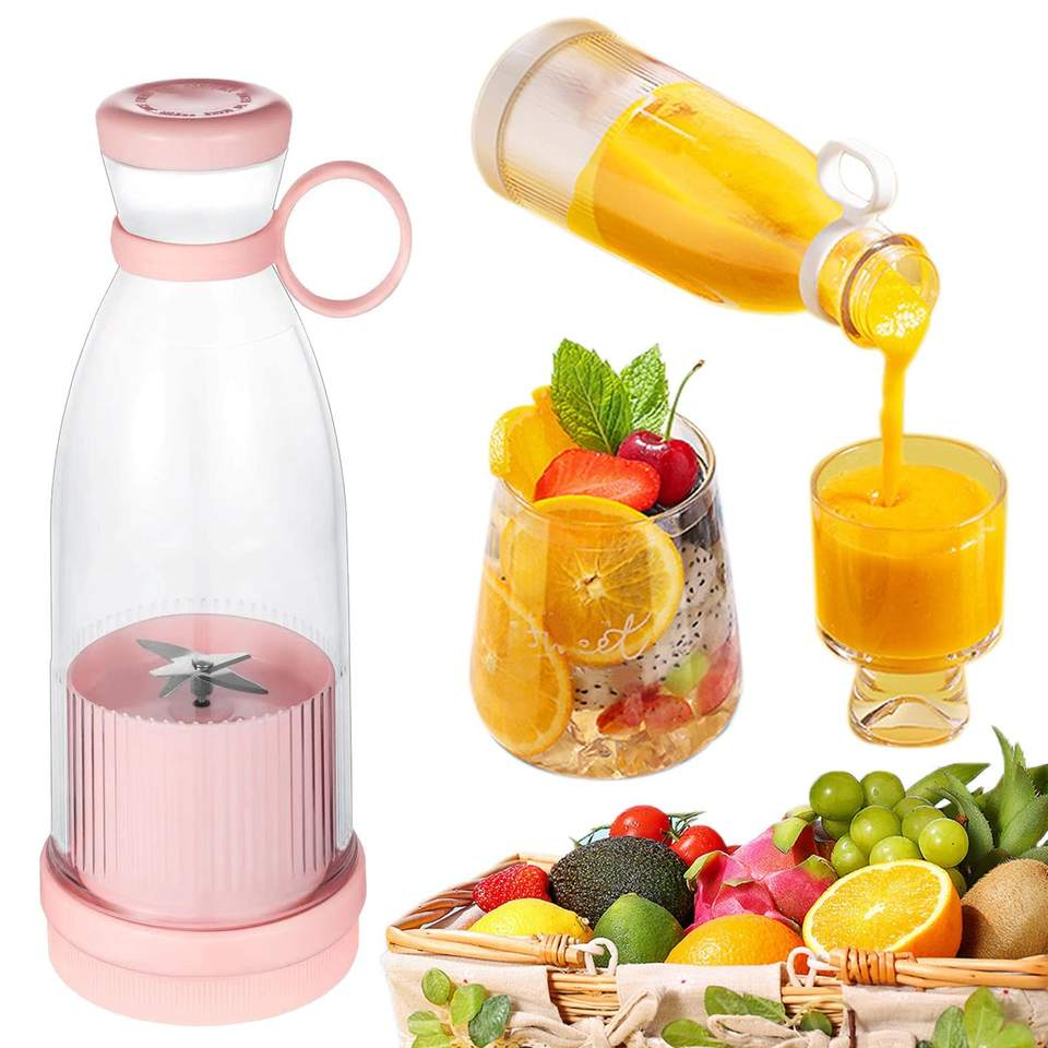 Jual Blender Portable 6 Pisau 300ml Blander Mini Juice Cup Travel USB ...