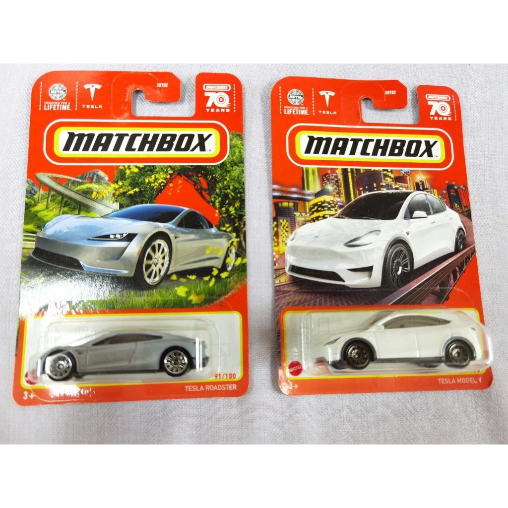Jual Matchbox Tesla Model Y Putih Roadster Silver | Shopee Indonesia