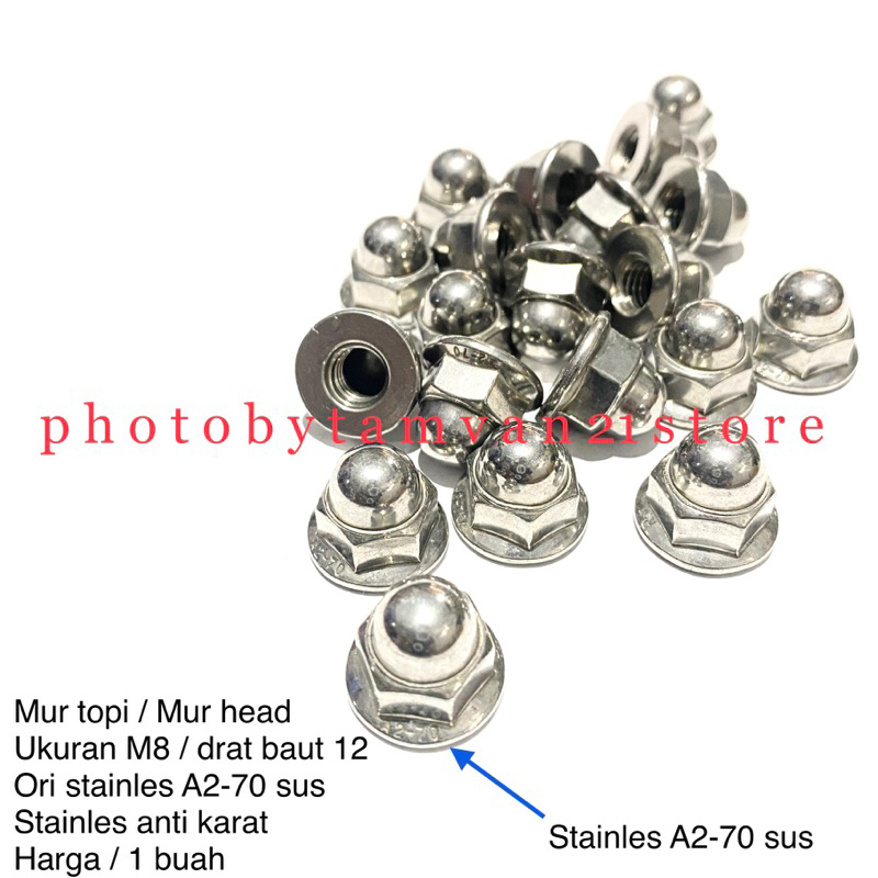 Jual MUR HEAD MUR BLOK NINJA RR R SS ORI STAINLESS | Shopee Indonesia