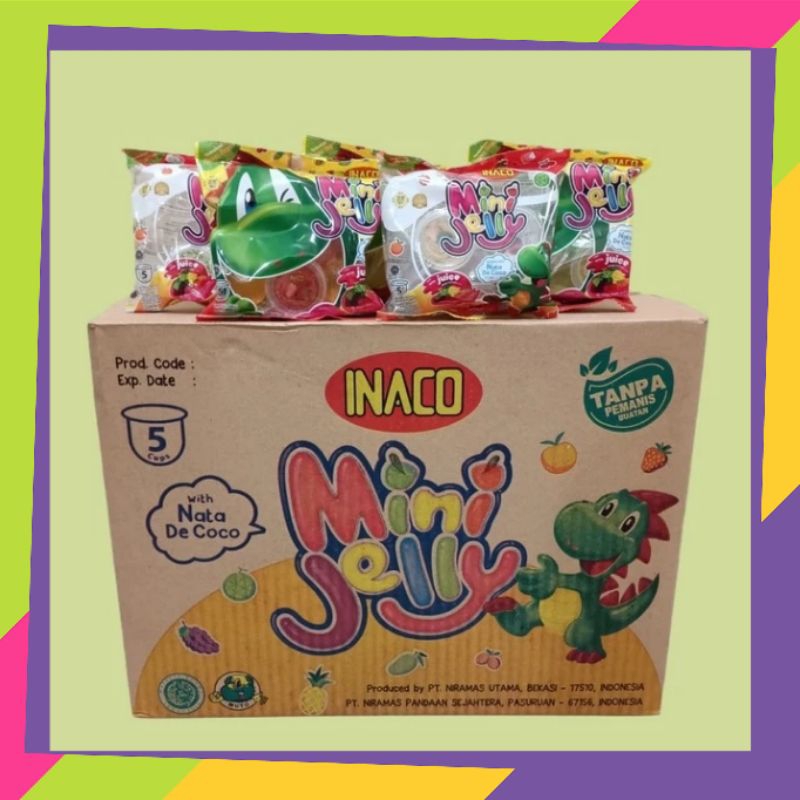 Jual Inaco mini jelly kartonan isi 72pack (@5cup) | Shopee Indonesia