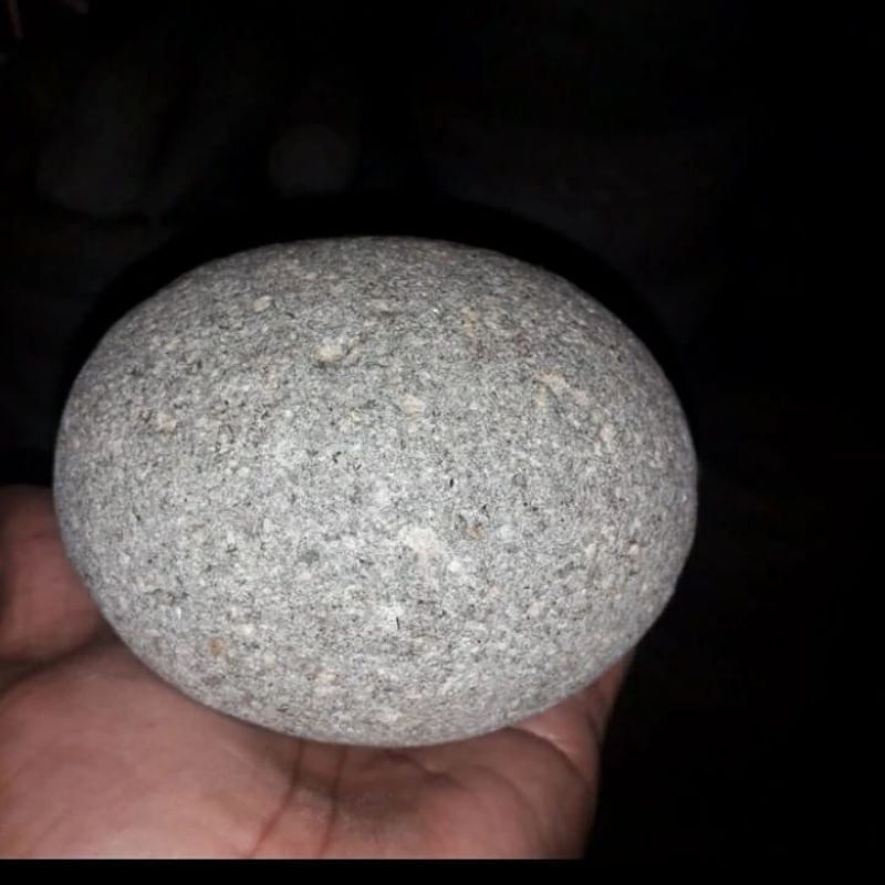 Jual batu bulat ulekan batu alam asli | Shopee Indonesia