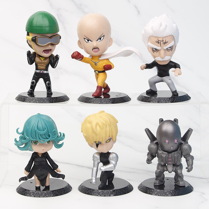 Jual ACTION FIGURE 1 SET MOTIF ONE PUNCH MAN SAITAMA OPM CHIBI MINIATUR ...