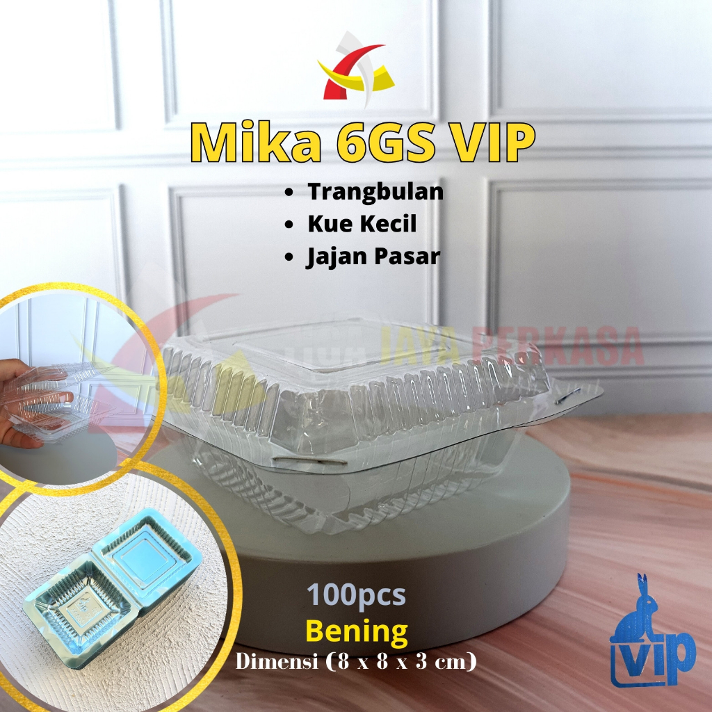 Jual Mika 6 / Mika Plastik 6GS VIP / Mika Plastik 8x8x3 Mika Kemasan ...