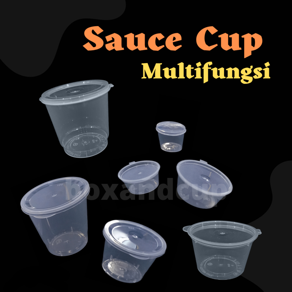 Jual Thinwall Sauce Cup / Cup Saus / Wadah Plastik / Tempat Saos Sambal ...