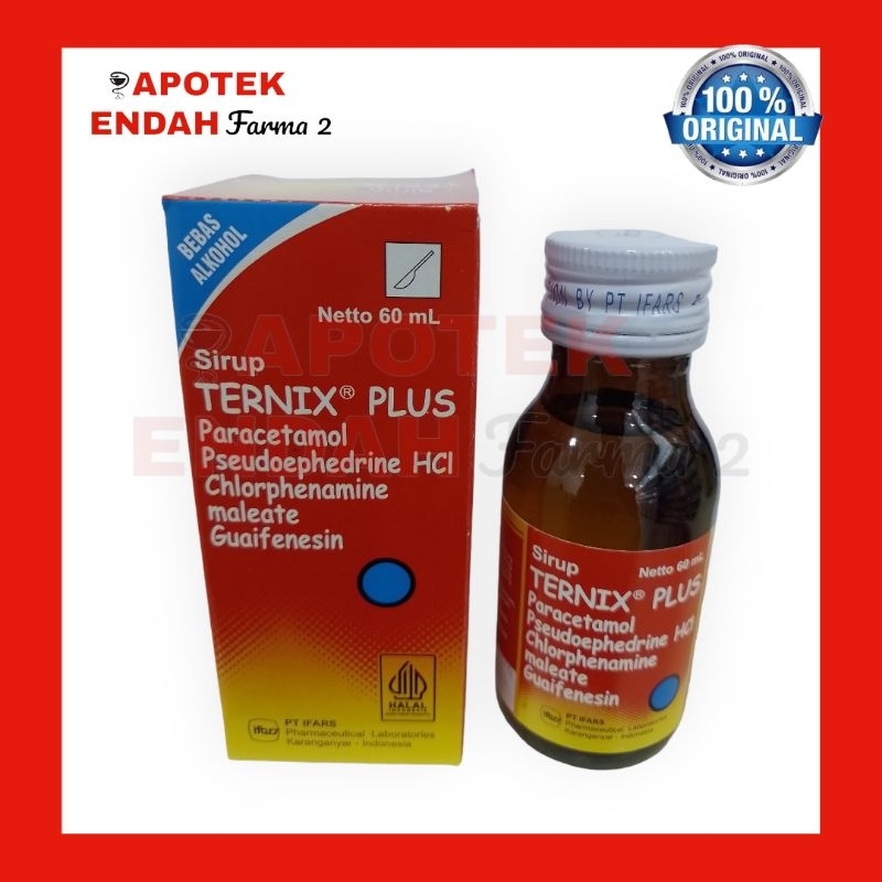 Jual TERNIX PLUS SIRUP 60 ML obat batuk pilek | Shopee Indonesia