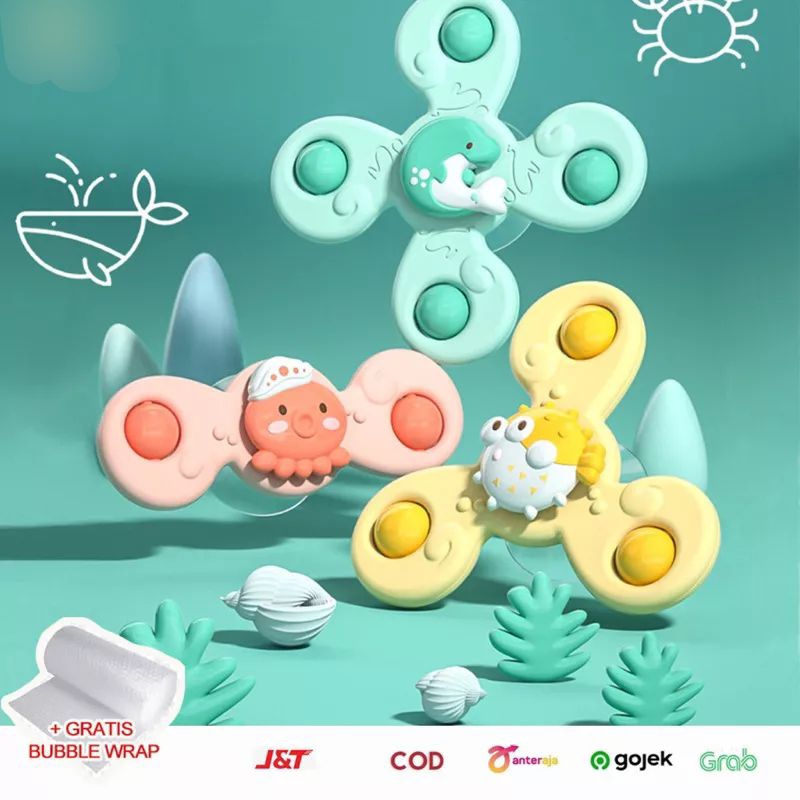 Jual Mainan Sensori Motorik Anak Spinning Sensory Fine Motor Skill ...