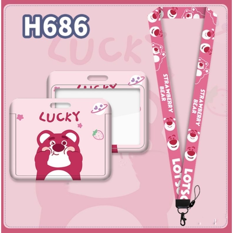 Jual Lanyard ID Card Tali Gantungan Kartu Card Holder Name Tag Karakter ...