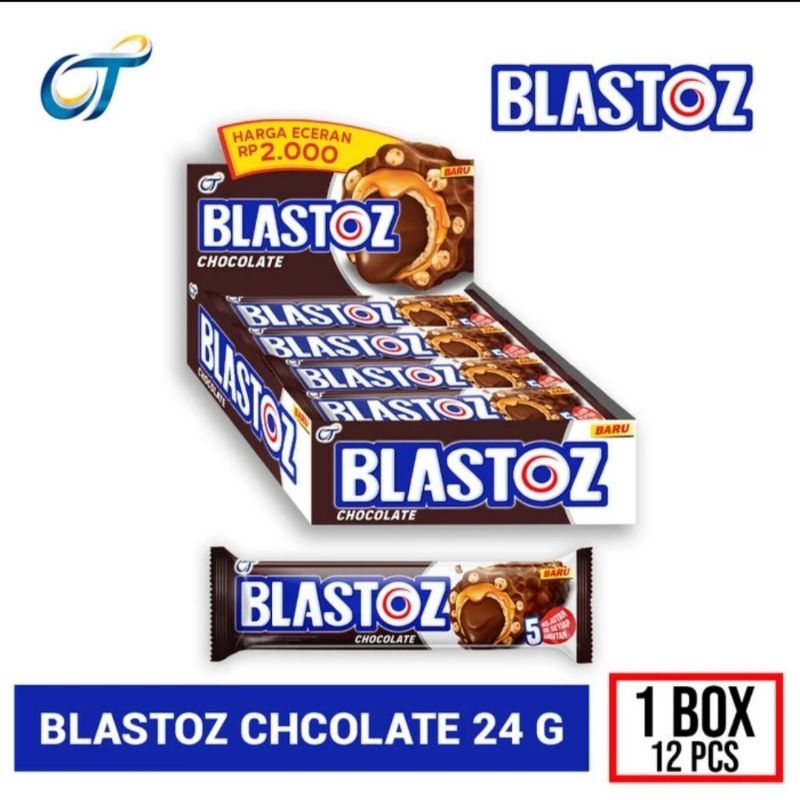 Jual Blastos Choco Blast 24gr isi 12pcs | Shopee Indonesia