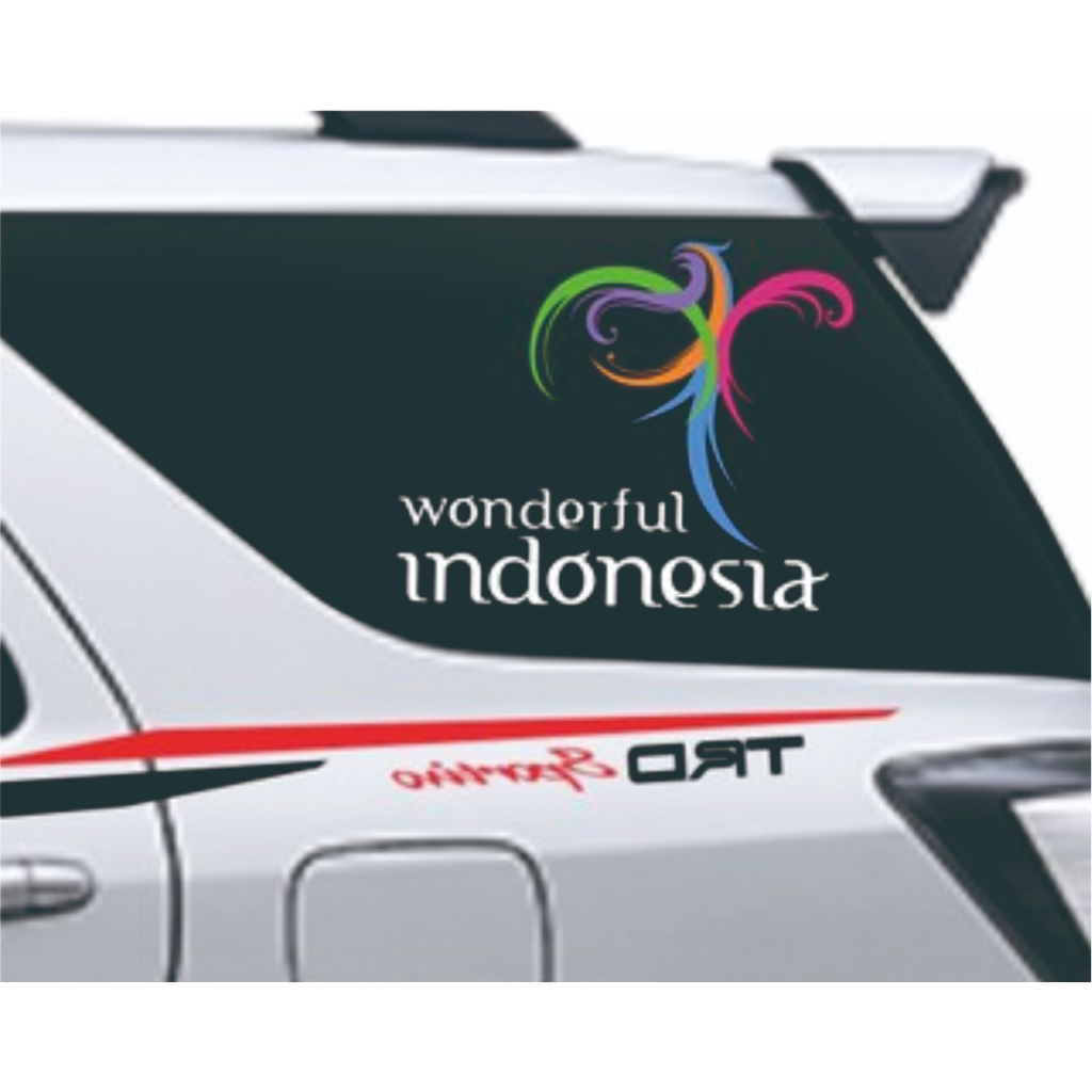 Jual CUTTING STICKER MOBIL WONDERFUL INDONESIA / PESONA INDONESIA ...