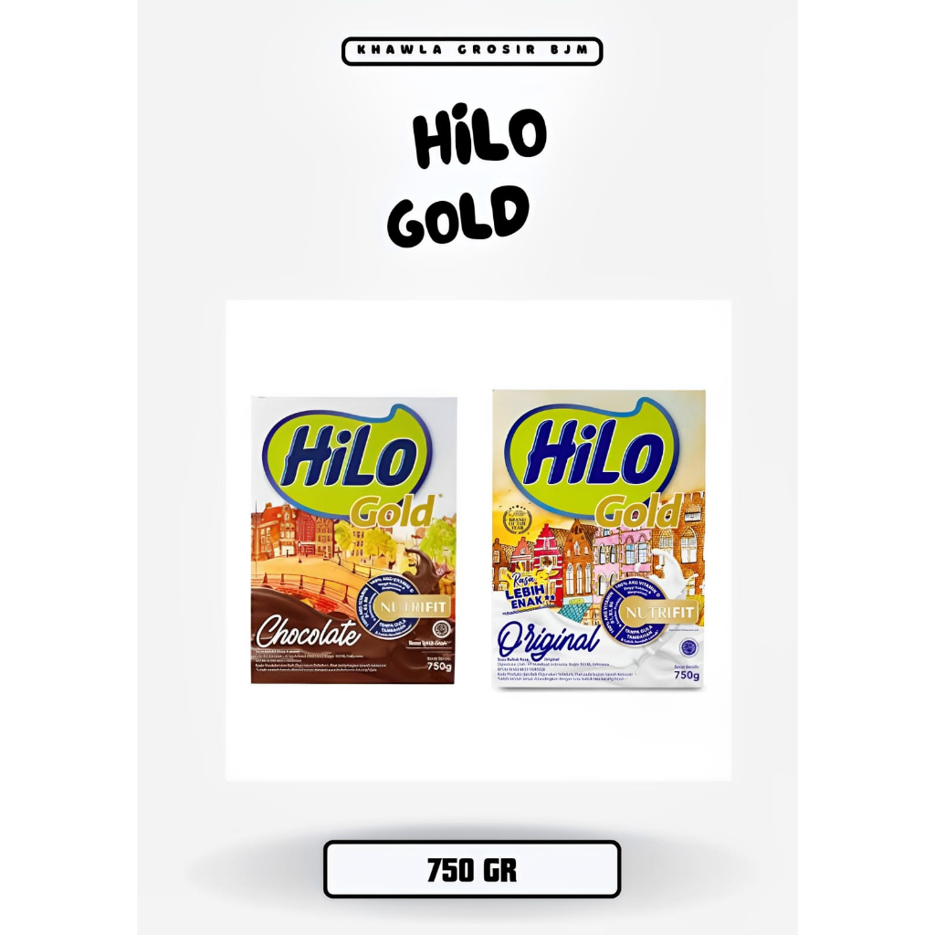Jual HILO GOLD SUSU HIGH TINGGI KALSIUM 750 GR ORIGINAL COKLAT ALL ...