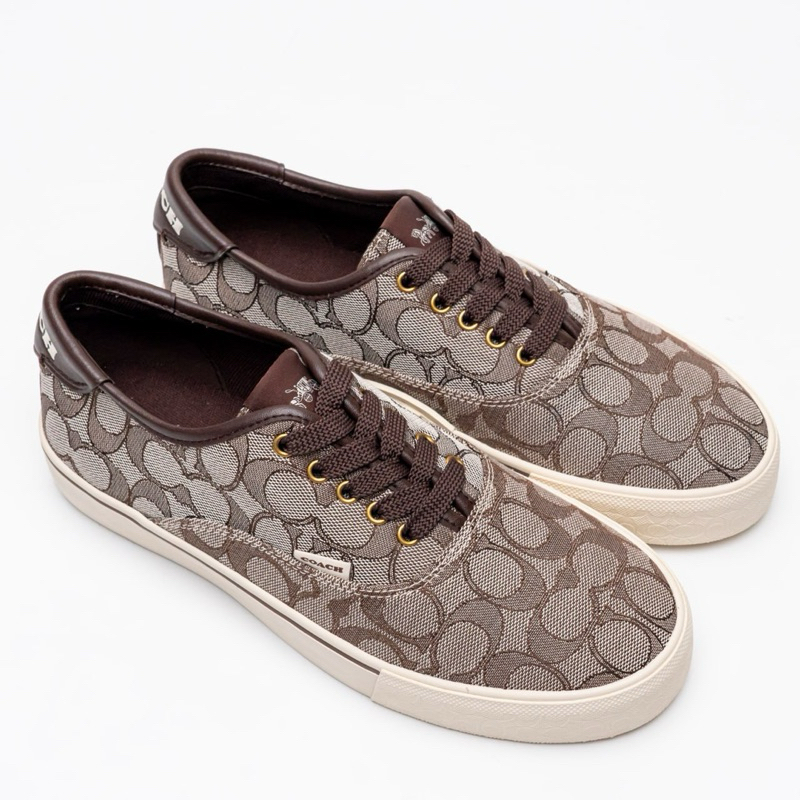 Jual Coach Skate Lace Up Sneaker In Signature Jacquard | Shopee Indonesia