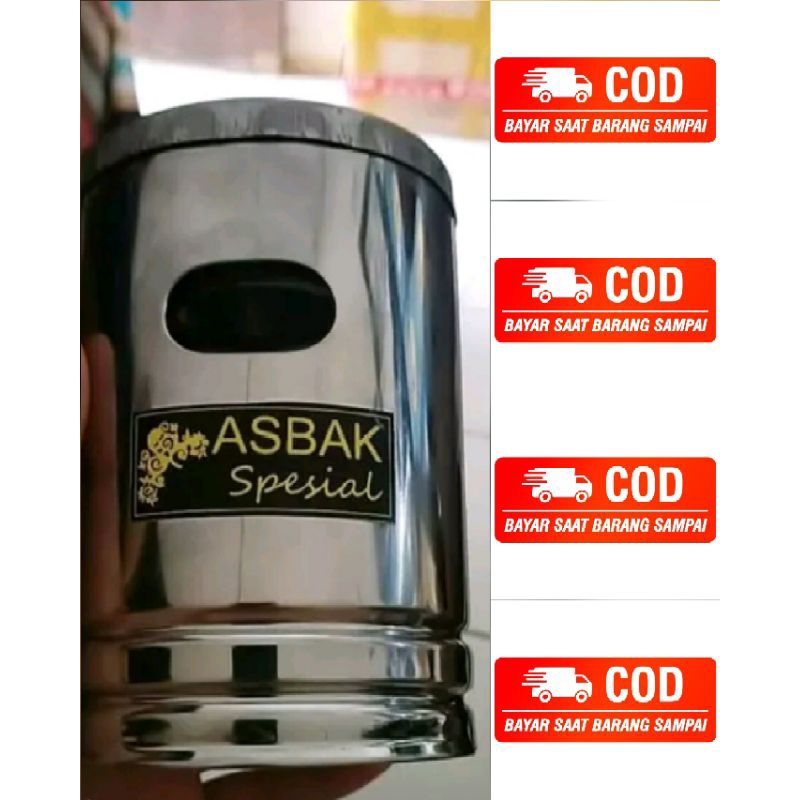Jual asbak stainless tempat abu rokok | Shopee Indonesia