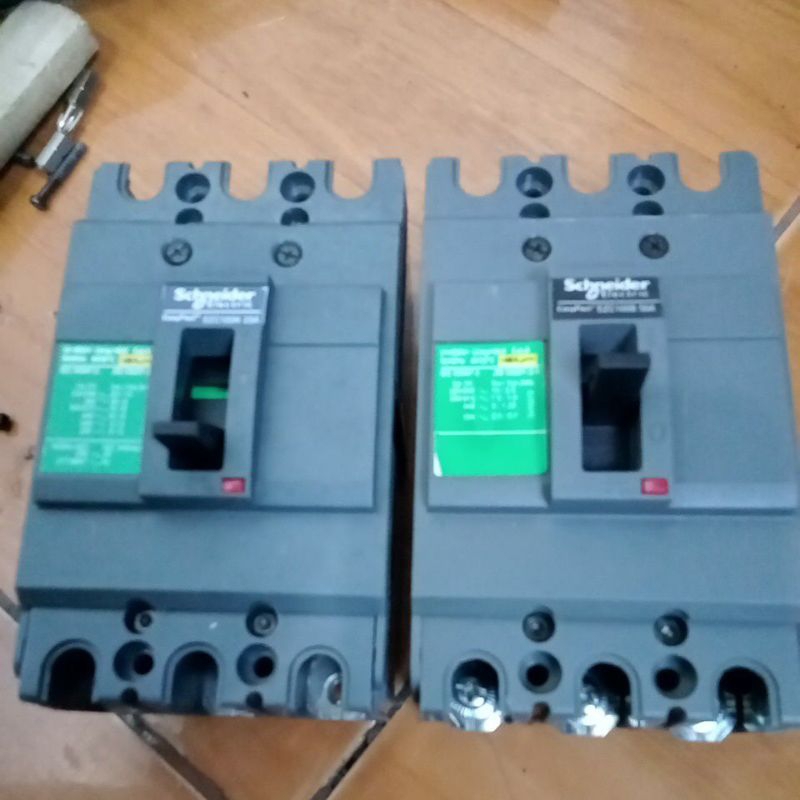 Jual MCCB EZC 100F 3p 50a,40a,30a,25a,15a, ORIGINAL | Shopee Indonesia