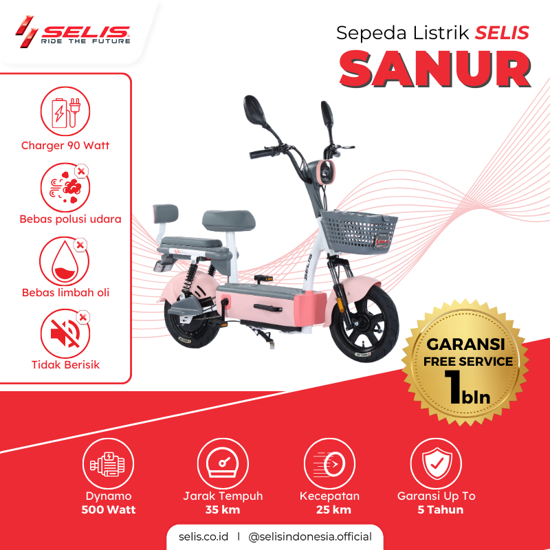 Jual Sepeda Listrik selis type Sanur | Shopee Indonesia