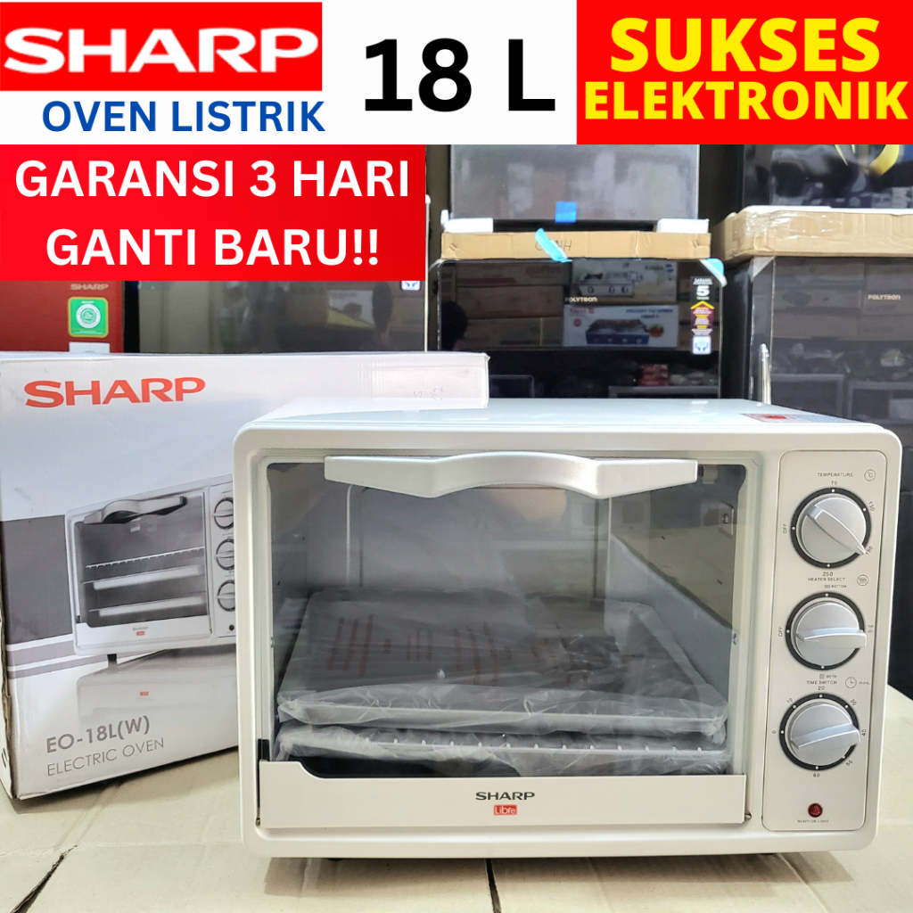 Jual OVEN LISTRIK SHARP EO-18L / ELECTRIC OVEN PANGGANG KUE 18 LITER L ...