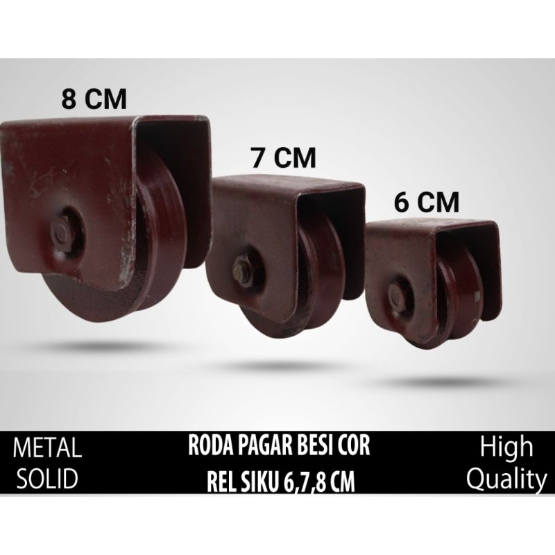 Jual Roda Pagar Besi Cor Untuk Pintu Gerbang dan Pagar | Shopee Indonesia