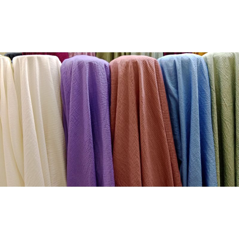 Jual bahan kain katun Dobby garis garis | Shopee Indonesia
