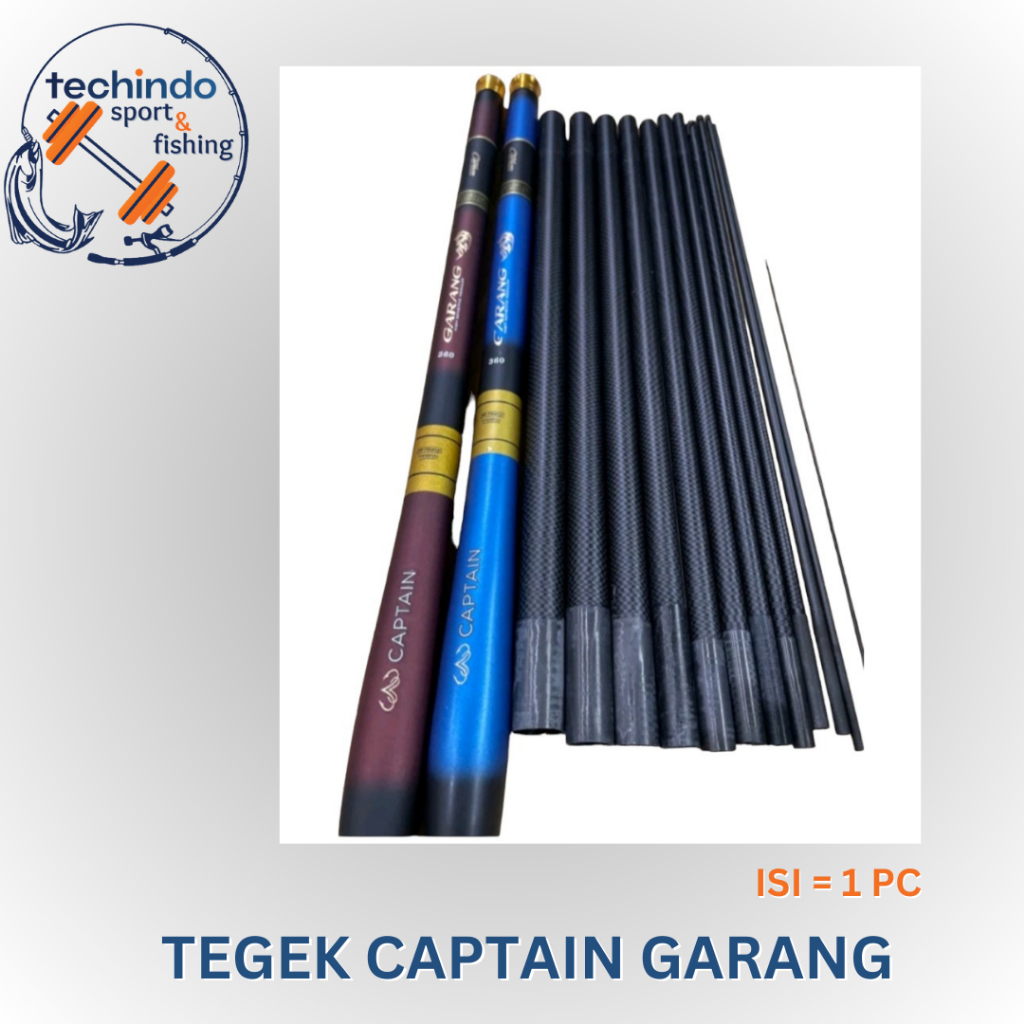 Jual Tegek Pancing Joran Captain Garang | Shopee Indonesia