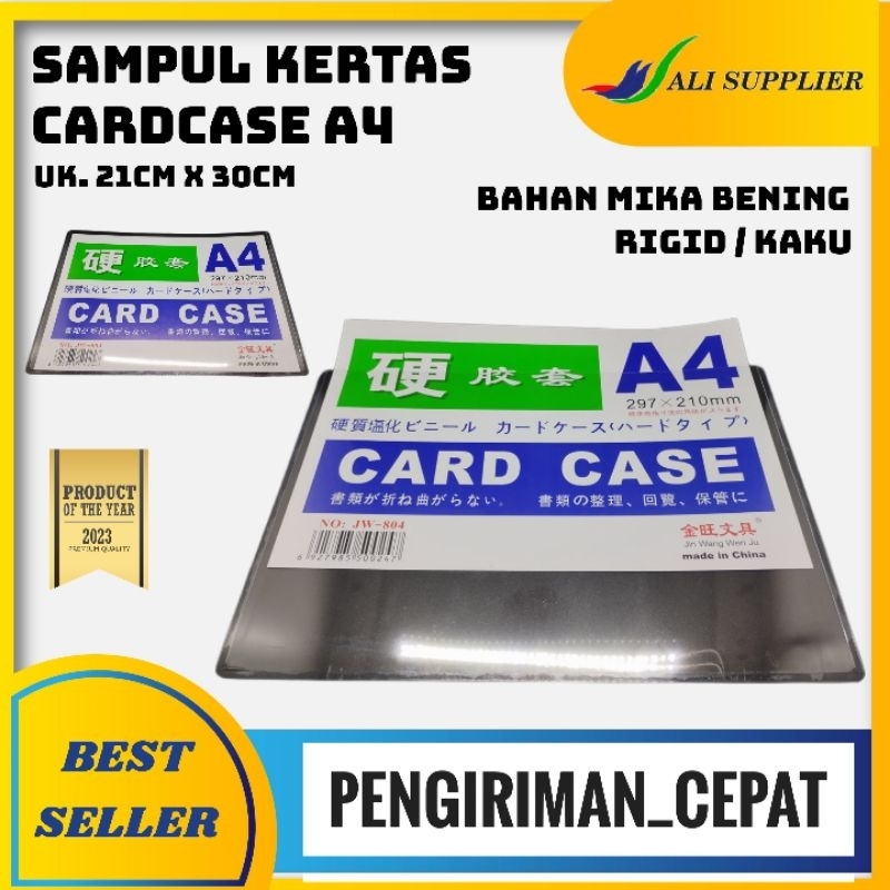 Jual CARDCASE A4 TEBAL / SAMPUL A4 / COVER A4 / PLASTIK A4 / MAP A4 ...