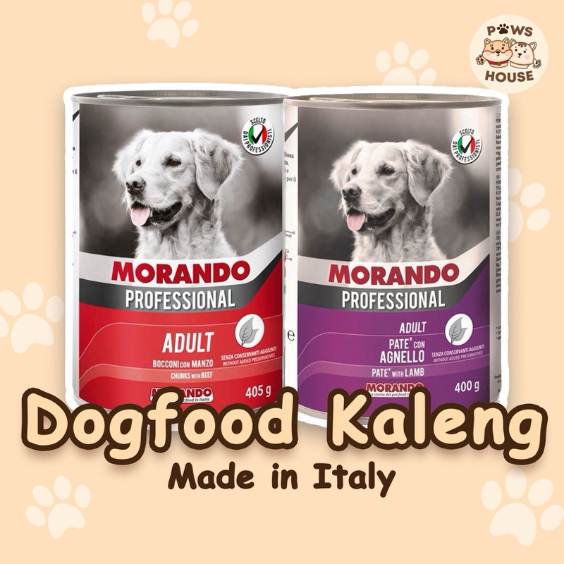 Jual Makanan Basah Anjing Rasa Lamb Beef Morando Professional Dog ...