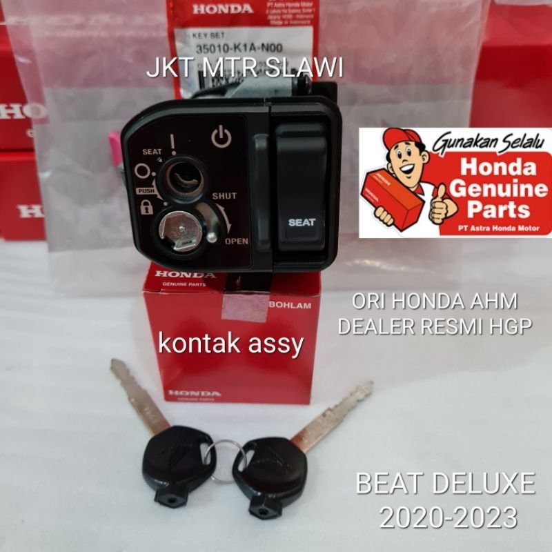 Jual 35010-K1A-N00 Kunci kontak key set beat deluxe beat street esp new ...