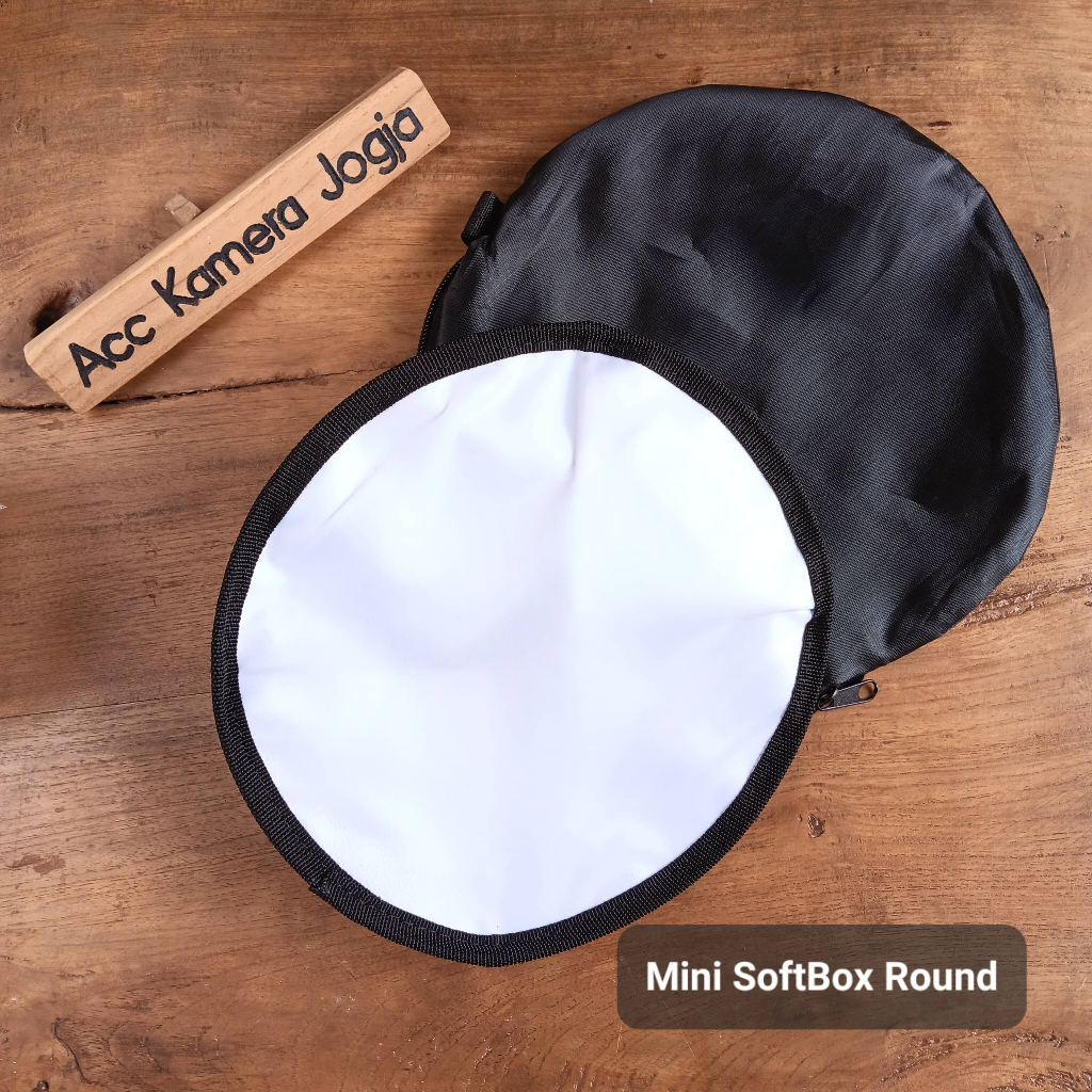 Jual Mini Diffuser Bulat / Flash Round Softbox Diffuser Kamera | Shopee ...